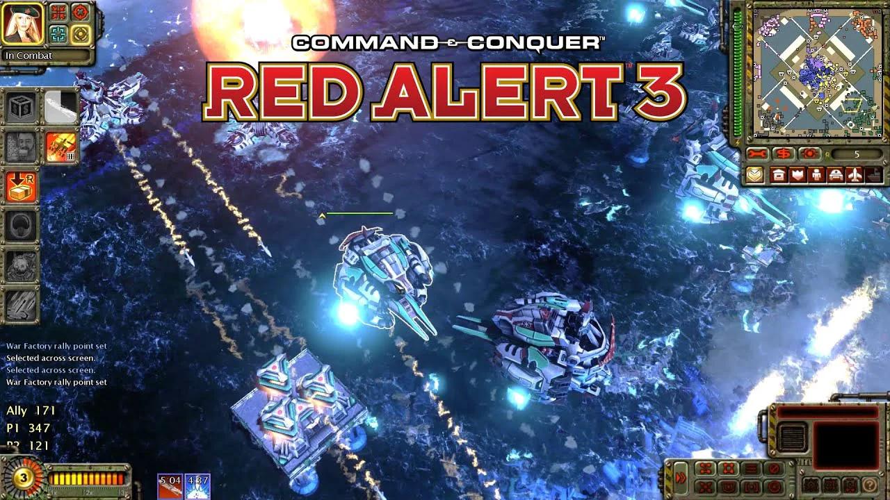 Command & Conquer Red Alert 3 World in Conflict MOD 2v4 Gameplay ...