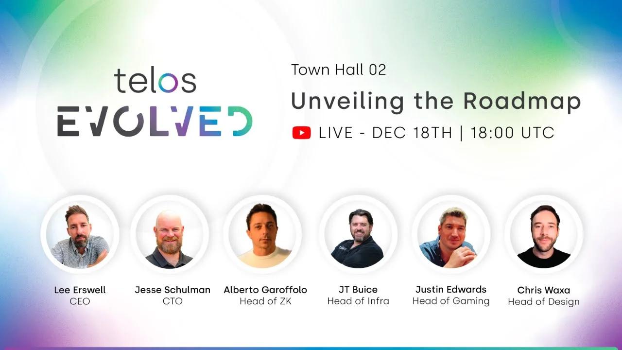 Telos Evolved 02: Unveiling the Evolved Roadmap | Telos Network Town Hall