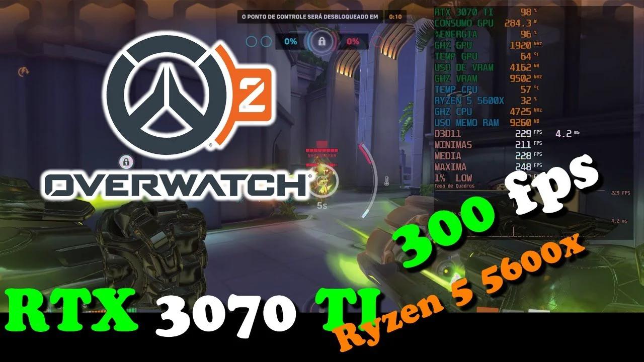 OVERWATCH 2 - RTX 3070 TI RYZEN 5 5600X 16GB DE RAM - 1080P 1440P 2160P ...