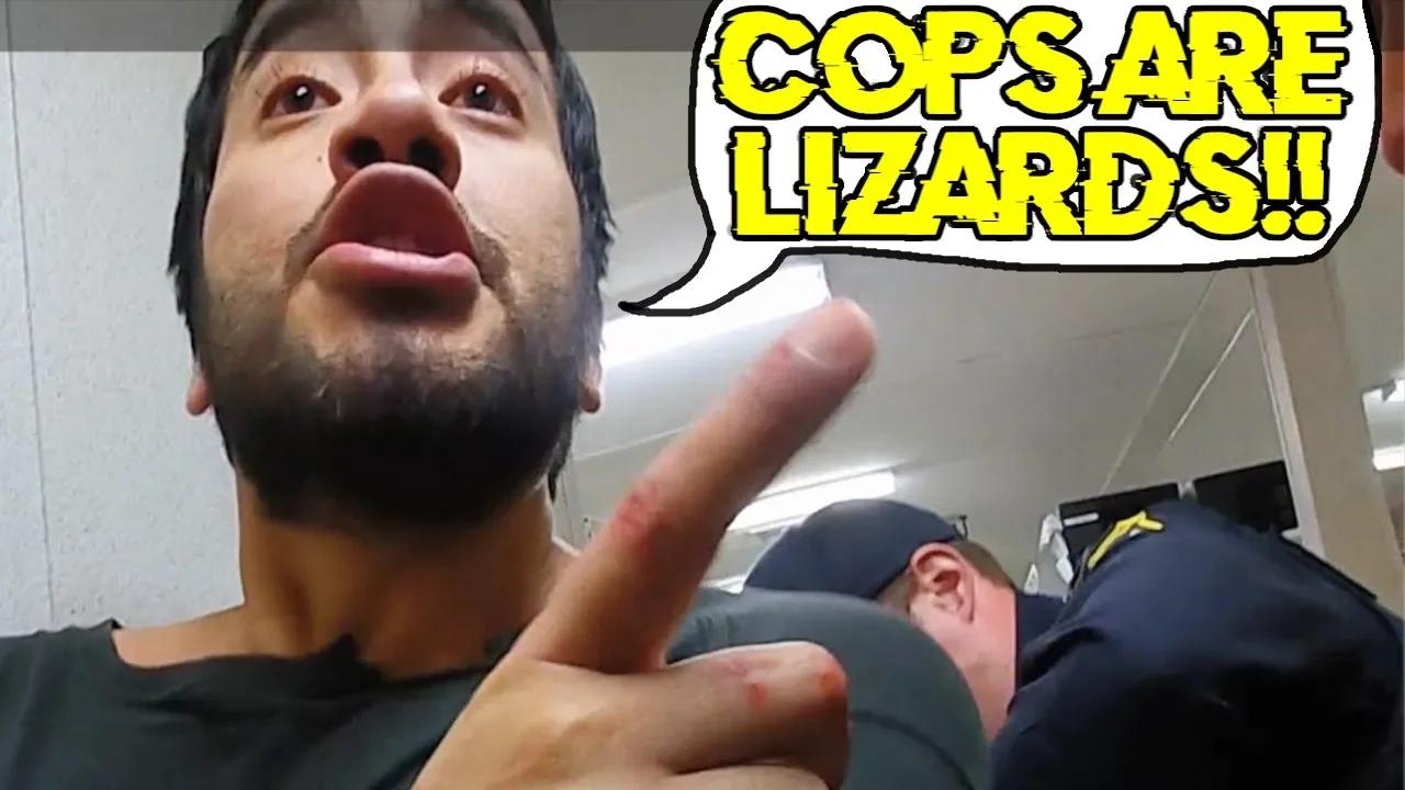 Drunk Guy SLAPS A Cop And Then Rants About Conspiracies...🙄