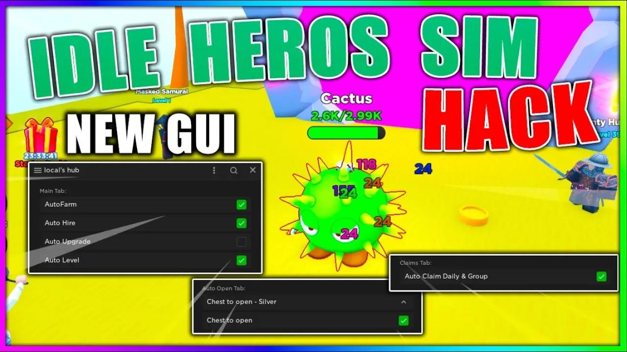 Idle Heroes Simulator Script | *PASTEBIN* | Idle Heroes Simulator Hack GUI