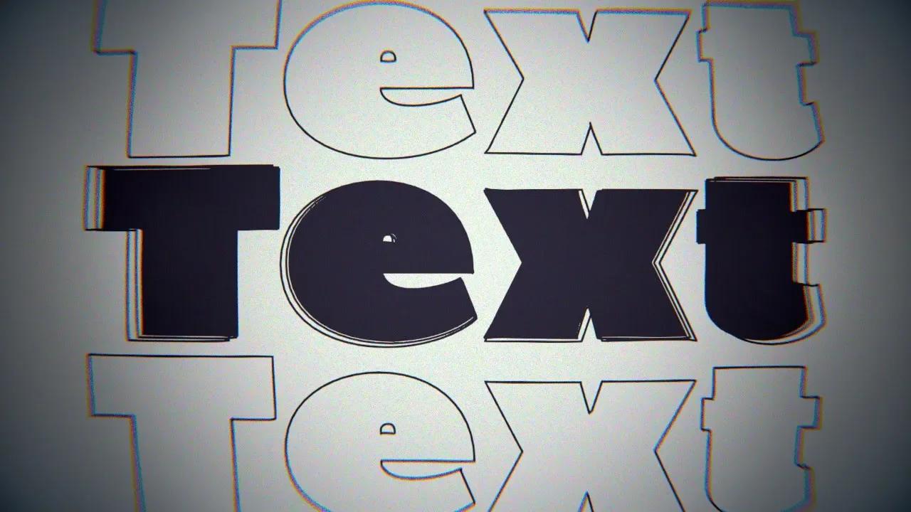 Wobbly Doodle Text in Blender