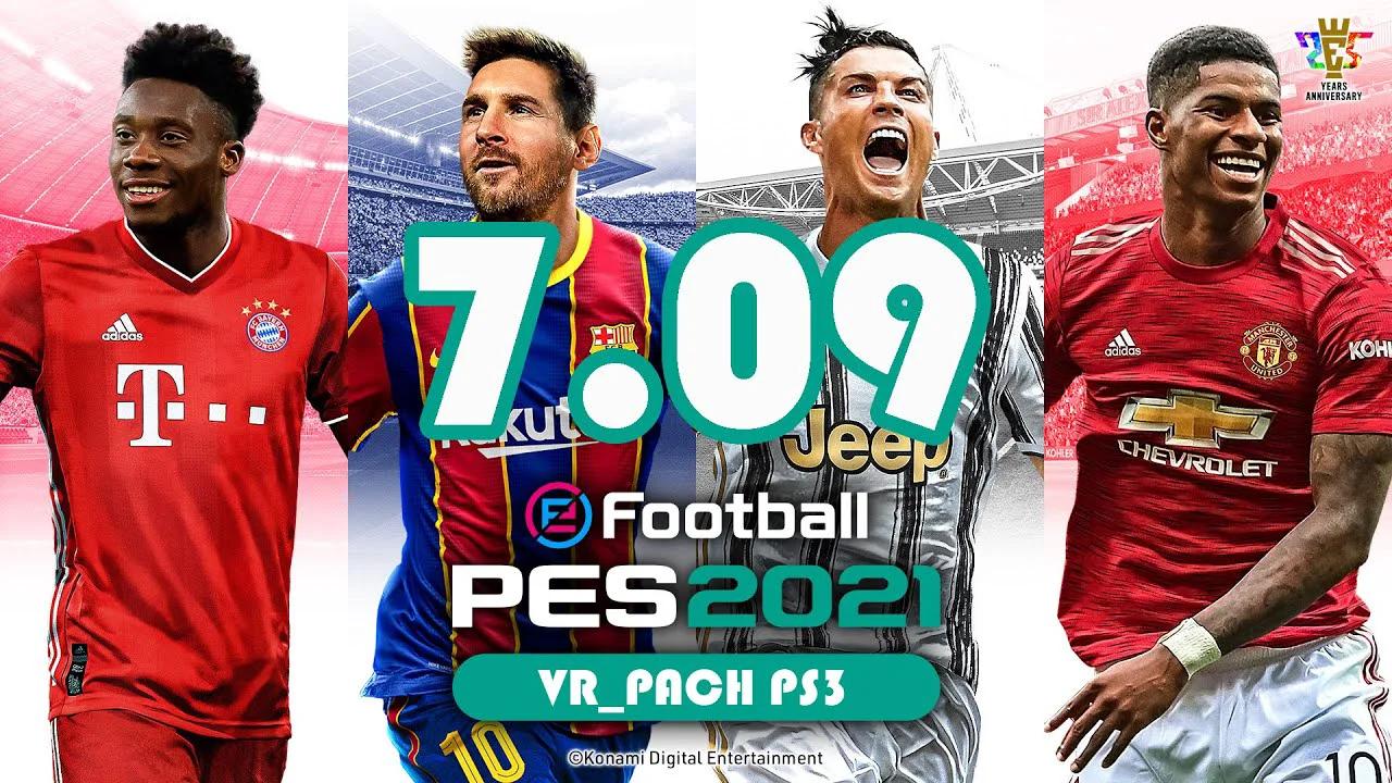 PES 2021 VR PATCH UPDATE PACK 7.09 Solo Actualización Facial