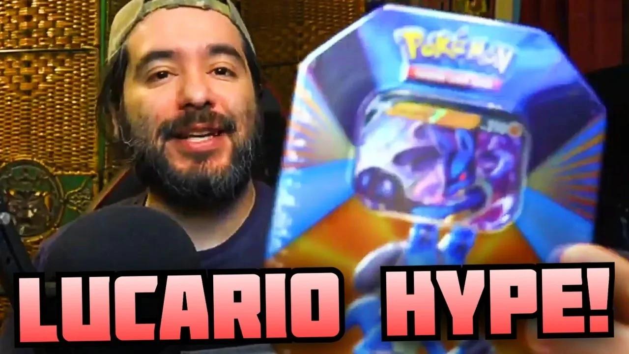 Lucario V Forces tin opening!!! | 8-Bit Eric