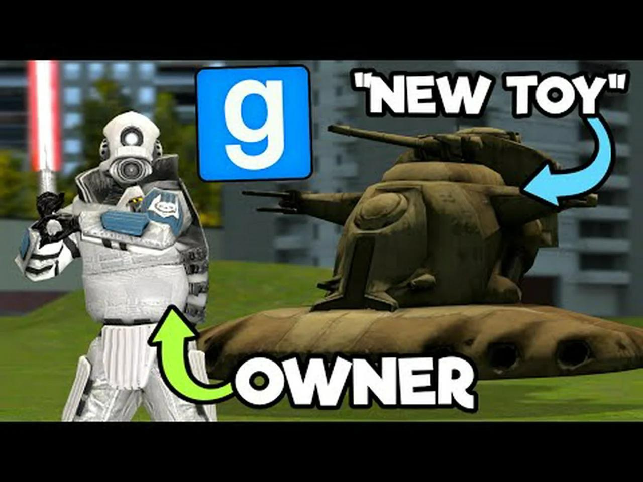 Server Owner Shows Me His "New Toys" - Gmod Star Wars RP Trolling