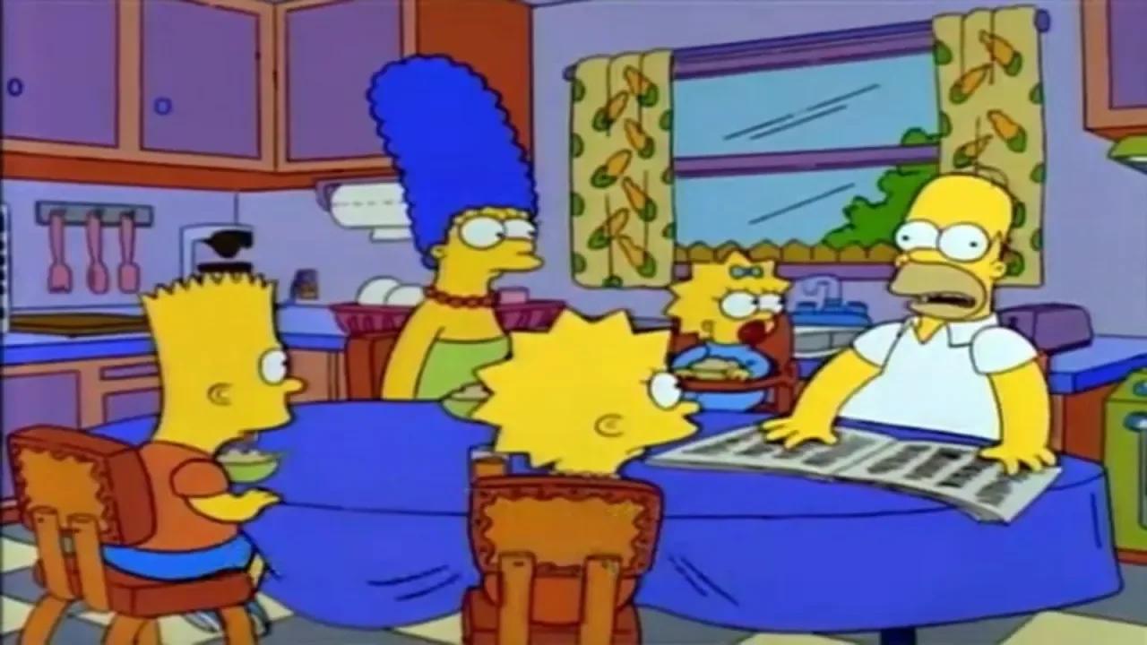 Homer: Free Trampolin | The Simpsons Clips | english