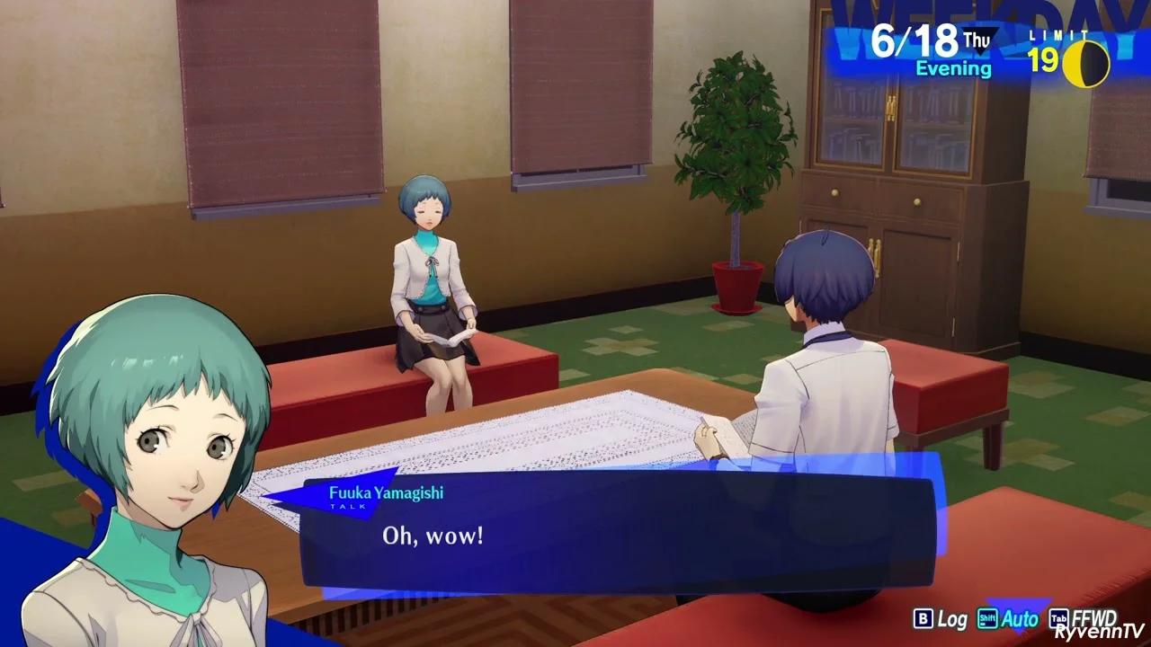 Persona 3 Reload - Fuuka and Sci-Fi
