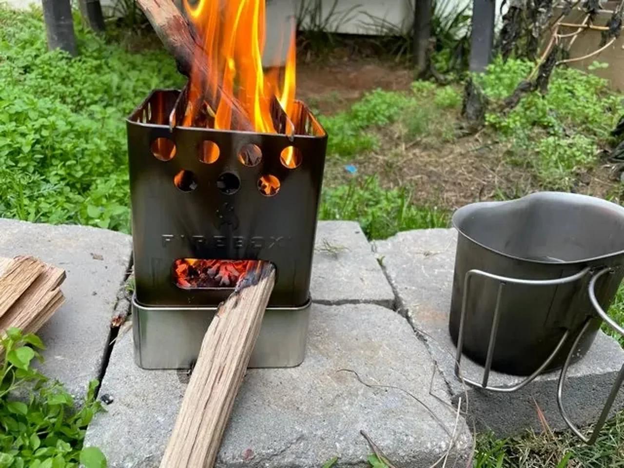 The Firebox Scout Stove- First Burn