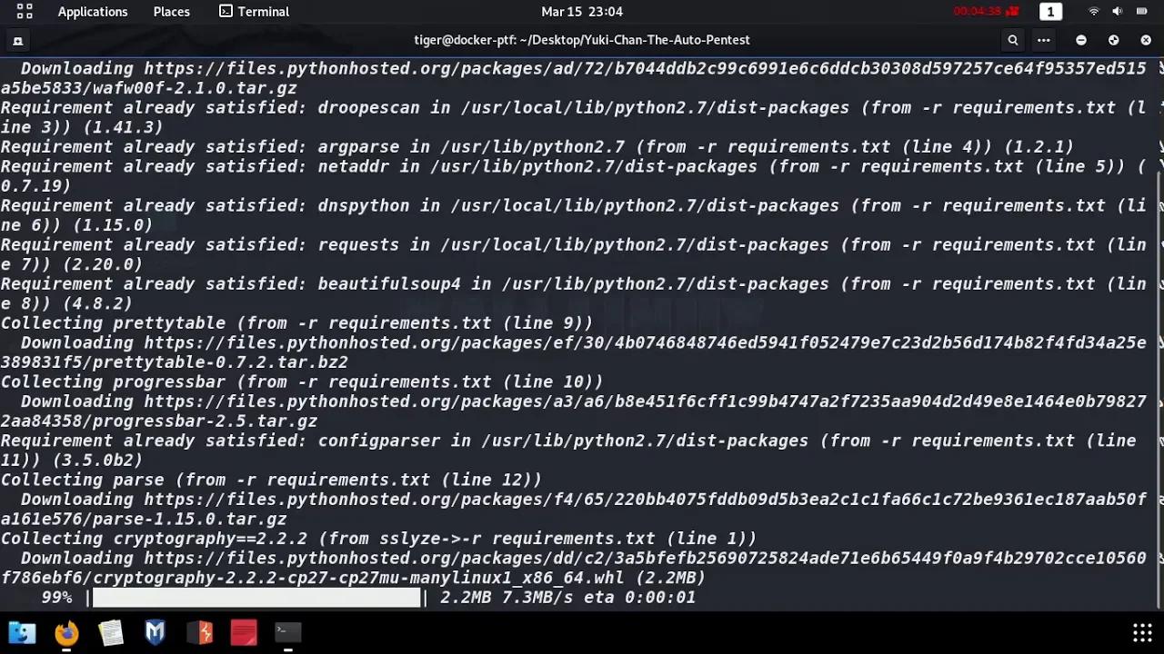 Yuki-Chan-The-Auto-Pentest on Kali Linux 2020