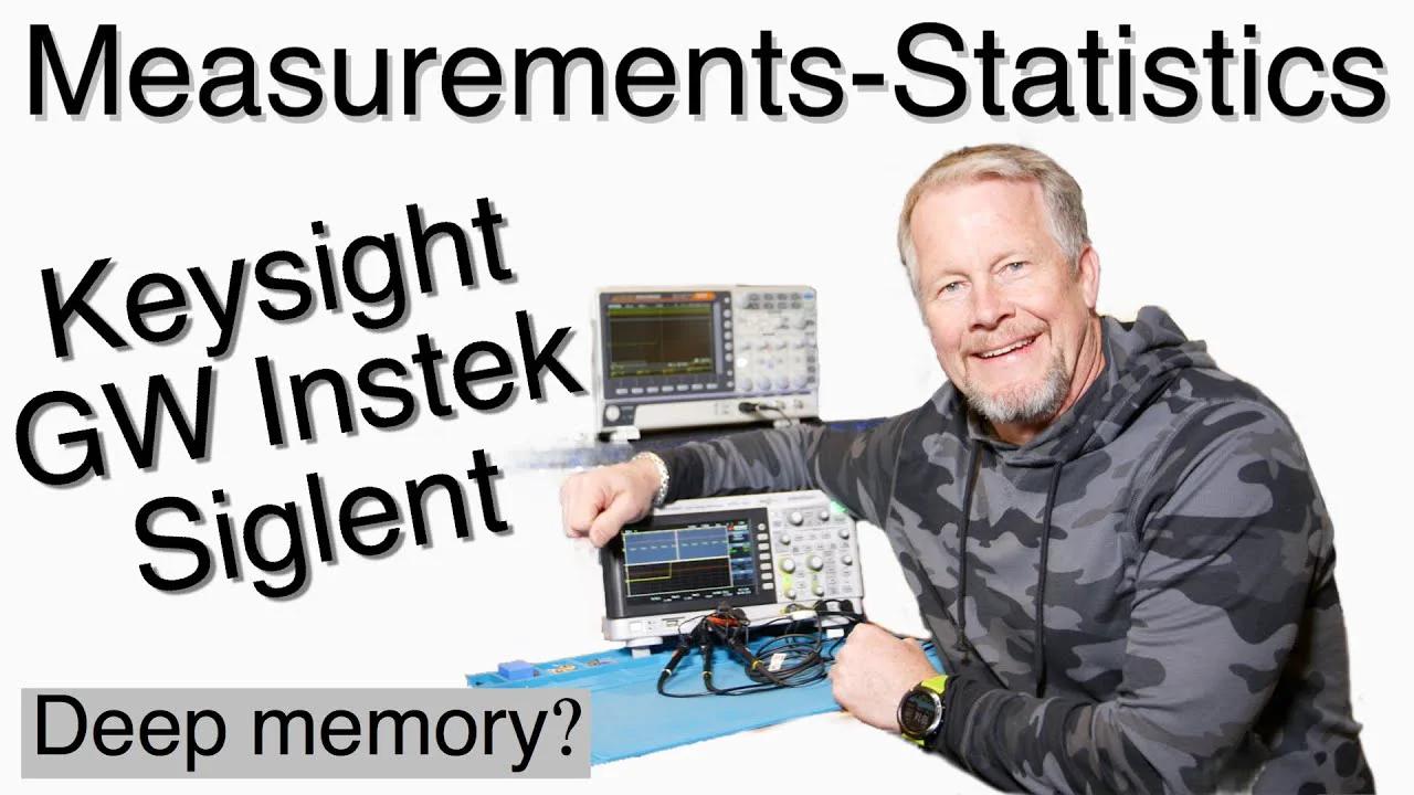 Keysight 1000X Statistics Measurements vs GW Instek and Siglent?