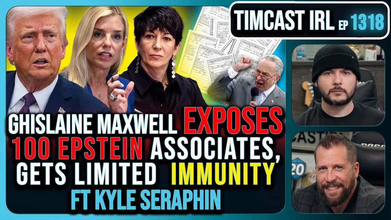 Trump DOJ Gives Ghislaine Maxwell Limited IMMUNITY As She Rats On 100 ...