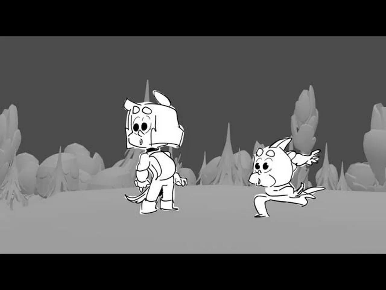 PJ Masks - Super Muscles Show Off Storyboard