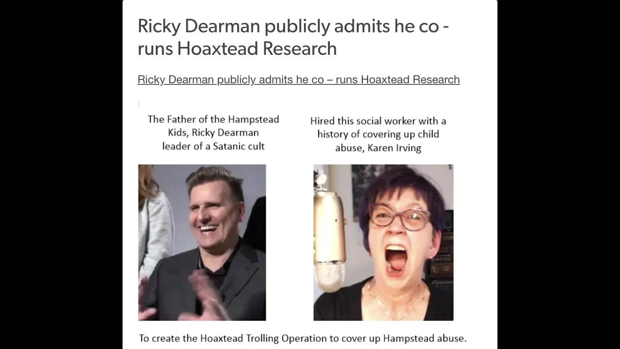 HERE ARE TWO FISH, KAREN IRVING AND DC STEVE MARIN, YOU WILL SEE RICKY ...