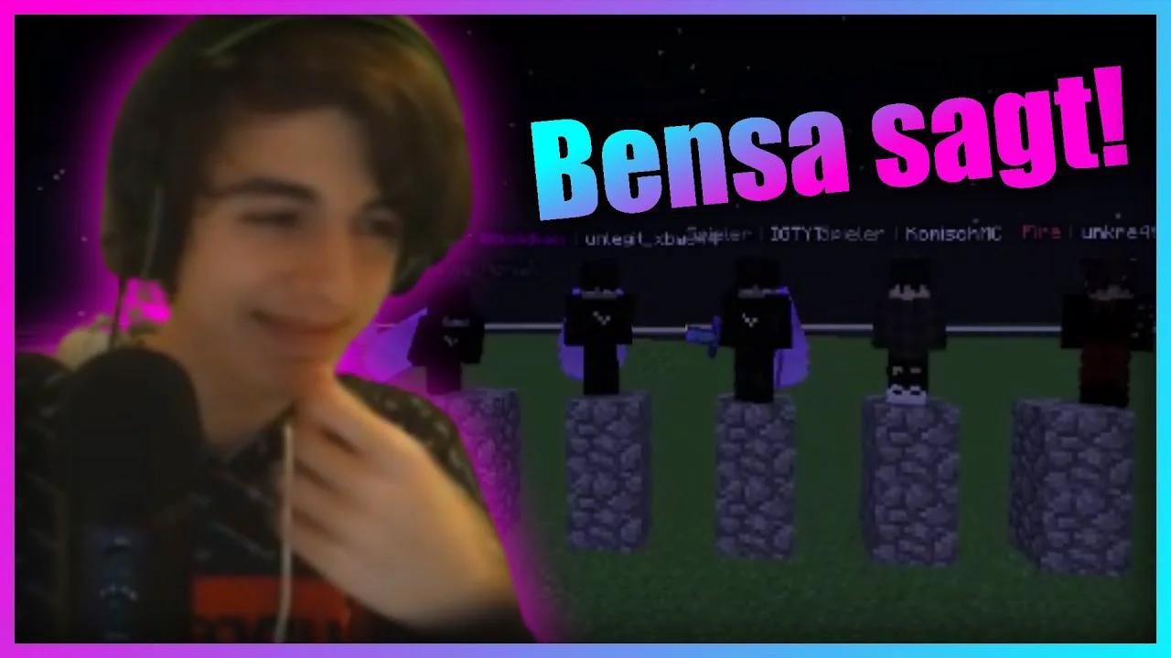 Ich habe "Bensa sagt" auf meinem Server gespielt und der Gewinner hat ...