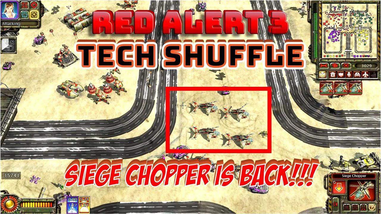 Command & Conquer Red Alert 3 Tech Shuffle MOD - Tower Defence Gameplay ...