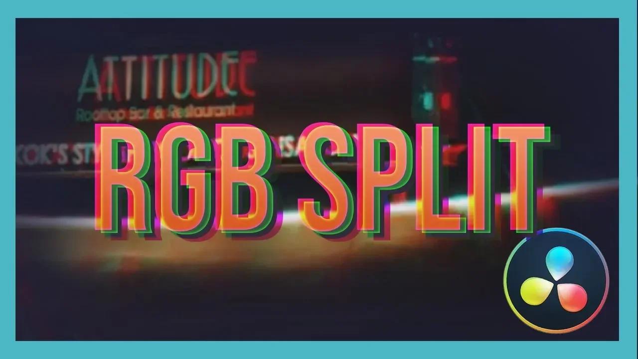 Como Fazer RGB Split (EFEITO 3D) - DaVinci Resolve