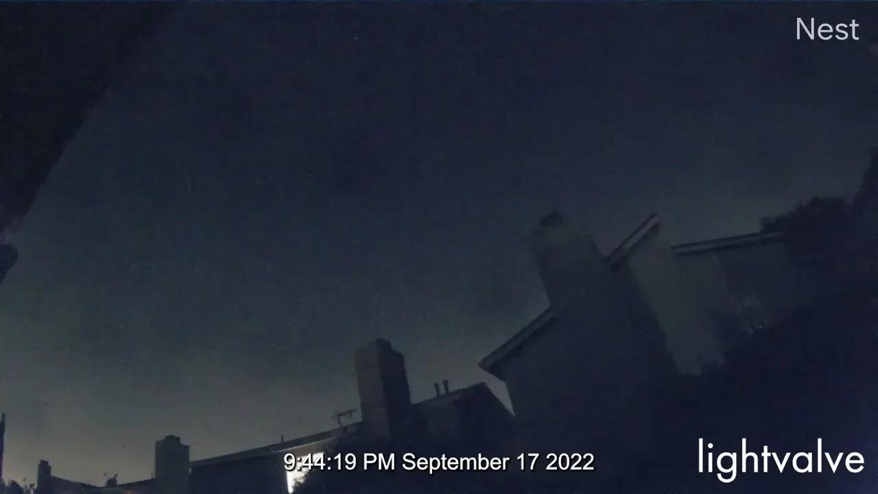 AMS 6237-2022 Fireball Meteor Seen From Los Angeles