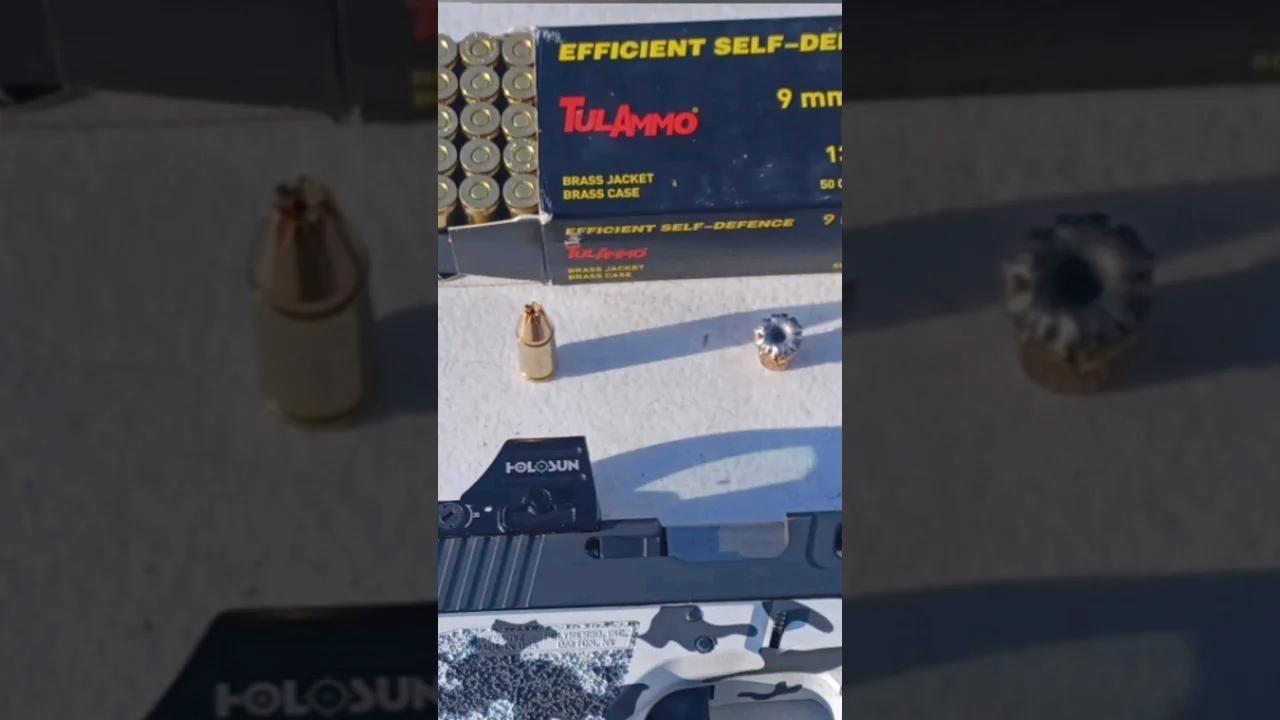 Tula Hollow Points 135 gr Expansion Test
