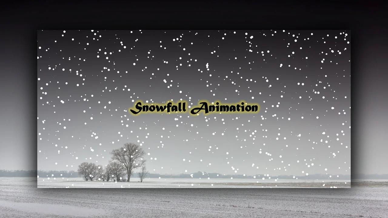 Snowfall Animation Using HTML CSS and JavaScript | Pure Vanilla JavaScript Only