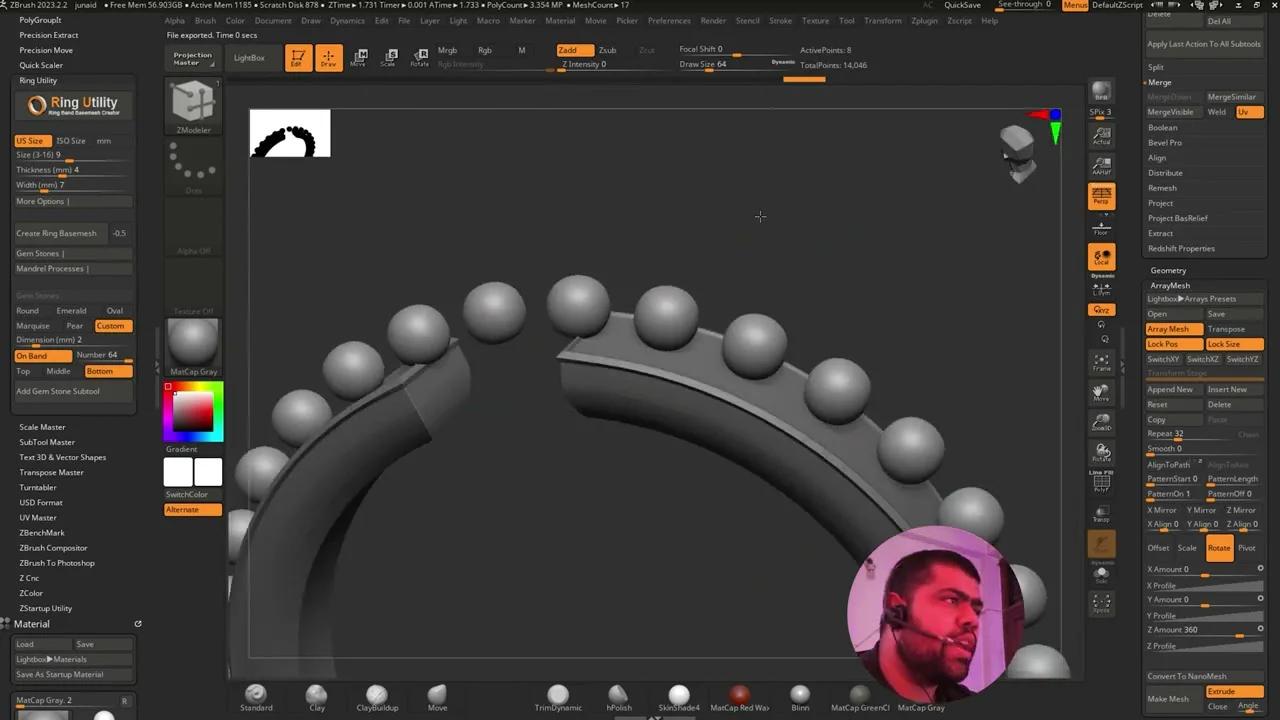 Zbrush Ring 4k Tutorial