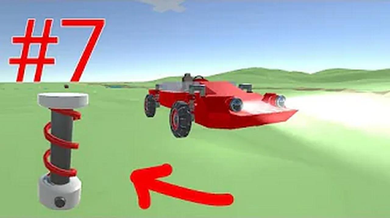 How to build a Suspension Car in Evertech Sandbox #7