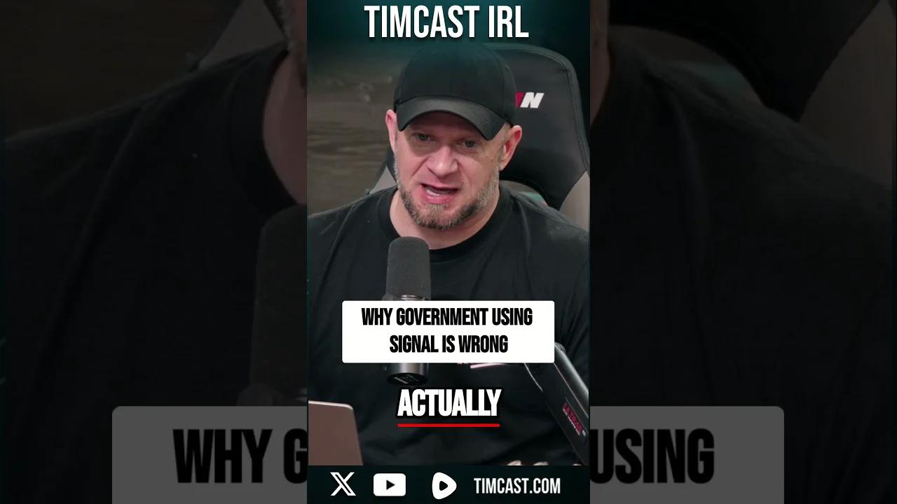 Why Government Using Signal Is WRONG