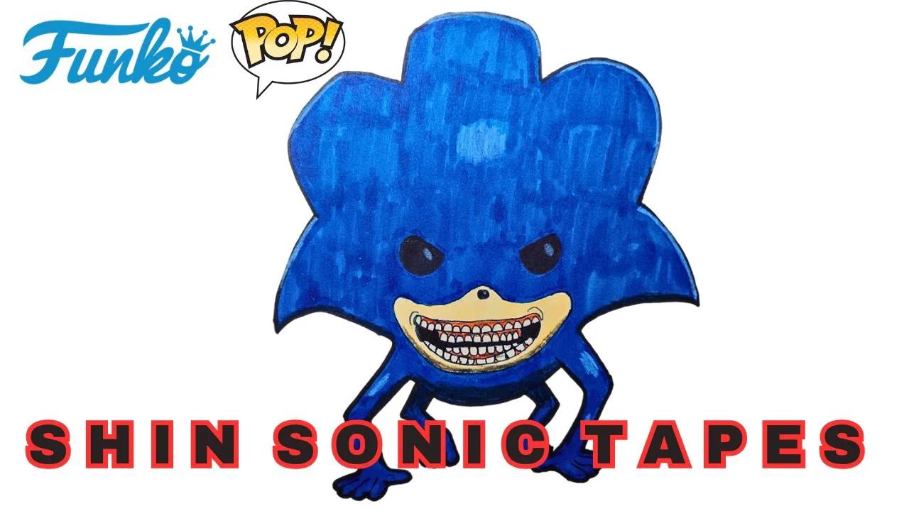 Como DIBUJAR a SHIN SONIC TAPES Funko Pop / How to DRAW SHIN SONIC TAPES