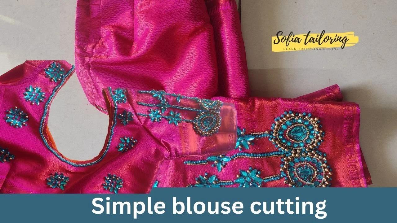 Easy blouse cutting Simple blouse cutting #tailoringintamil # ...