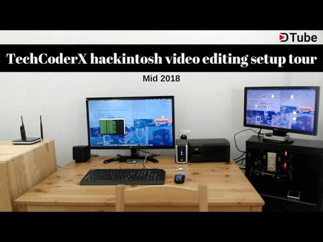 My hackintosh video editing setup tour (Mid 2018)