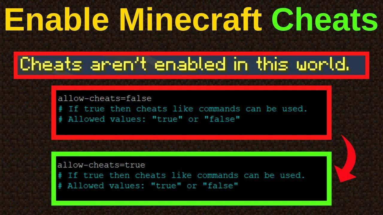 How To Enable Cheats On Your Minecraft: Bedrock Edition Server