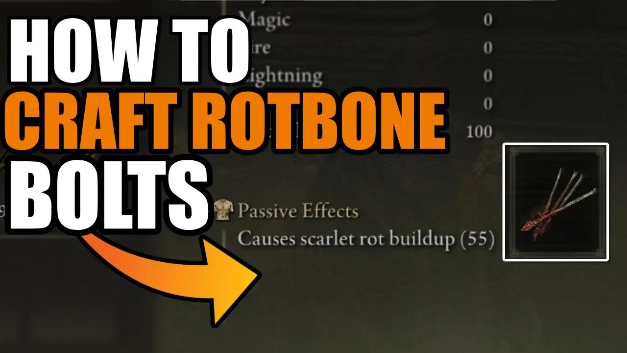 How To Get Rot Bone Bolt - Elden Ring (Crafting Guide)