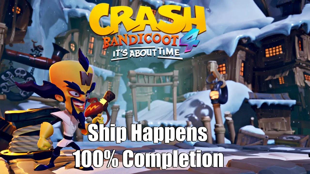 Crash Bandicoot 4 - Ship Happens Level 100% Walkthrough (All Gems ...