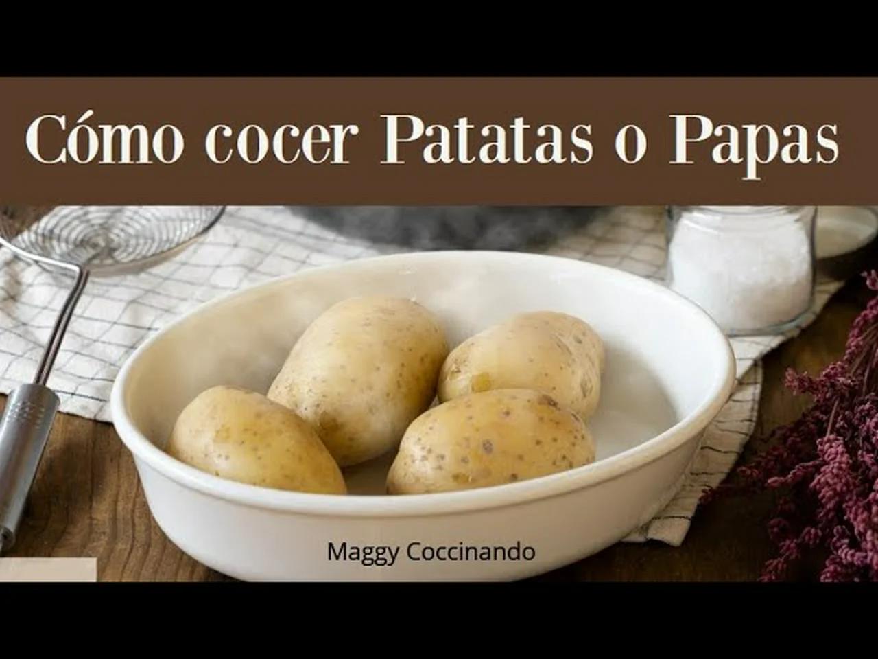 Cómo COCER PATATAS | Cómo hacer PATATAS COCIDAS | Tiempos de cocción y ...