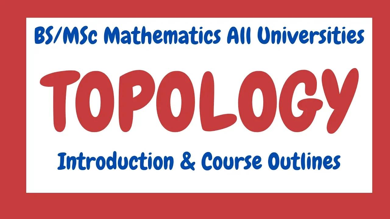 1. Topology | Introduction of course