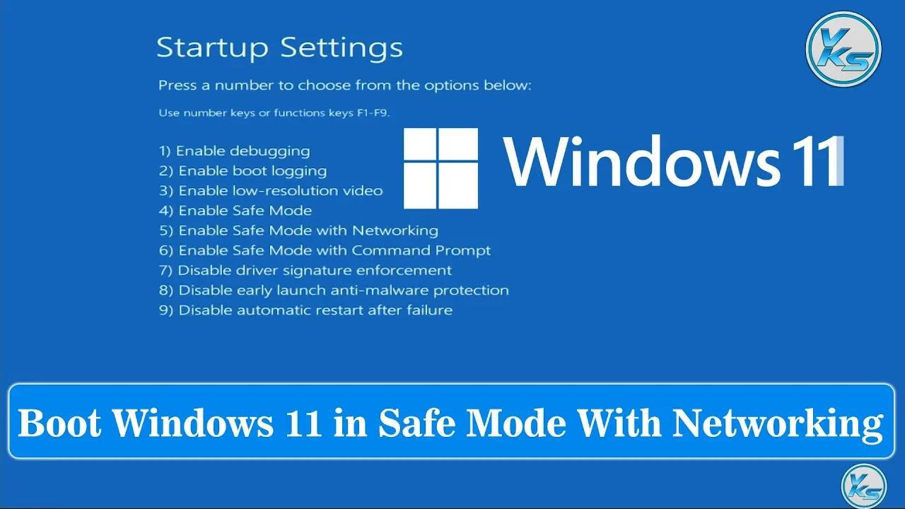 How To Boot Windows 11 in Safe Mode With Networking - Quick And Easy