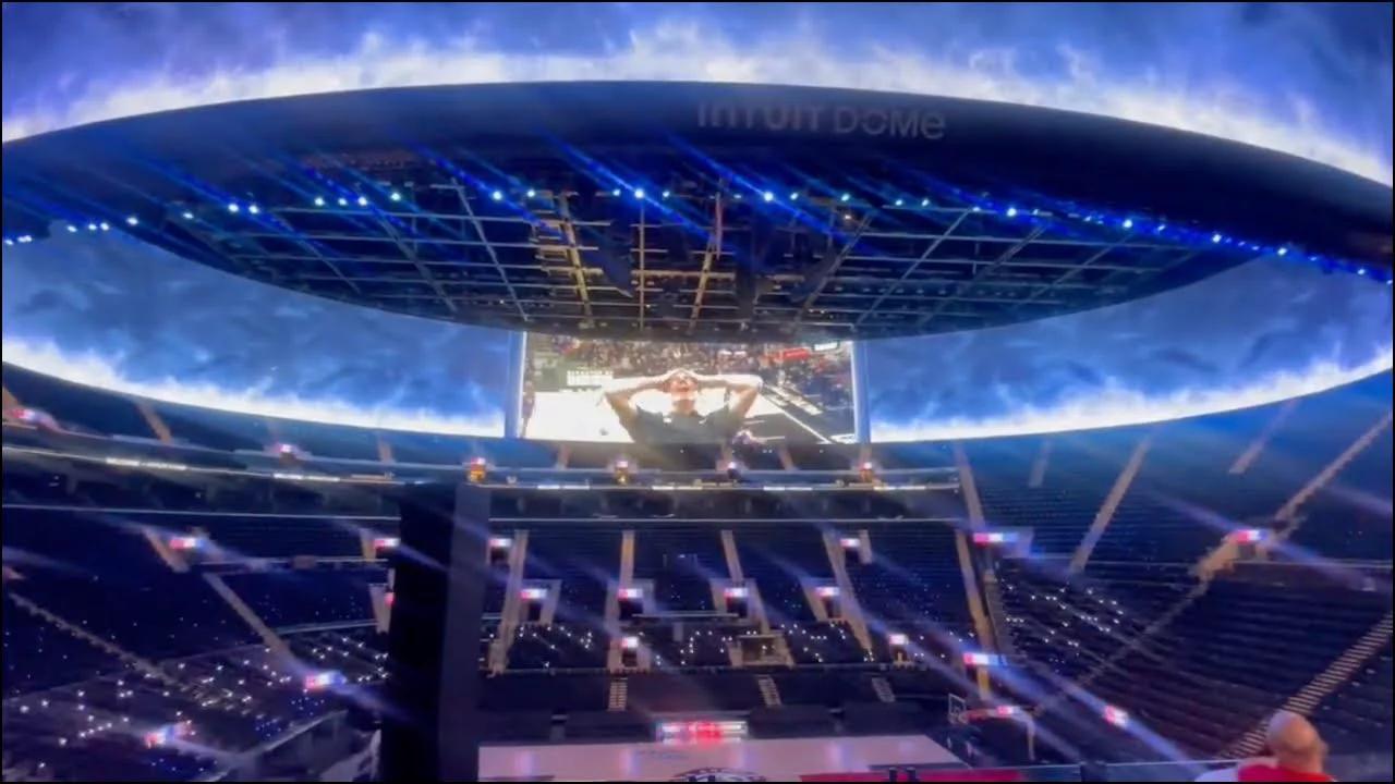 Steve Ballmer unveil the new Intuit Dome & the Halo Board with some ...