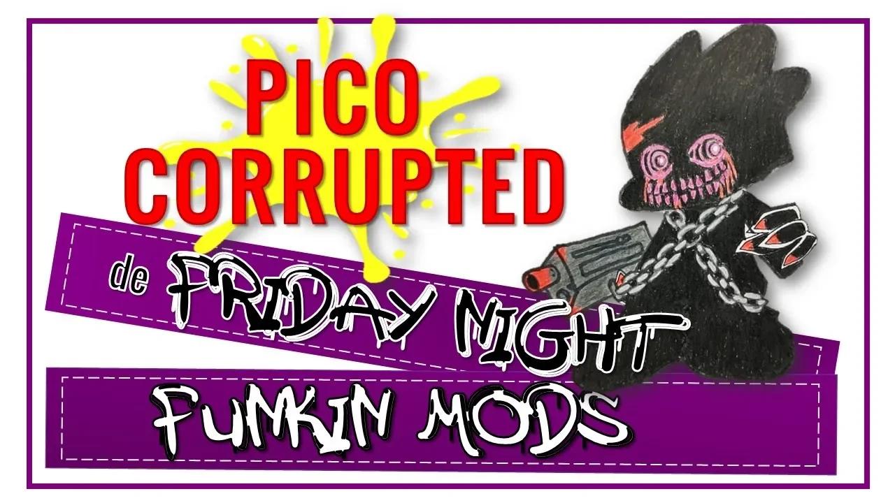 Como DIBUJAR a PICO CORRUPTED de FRIDAY NIGHT FUNKIN MOD/How to DRAW ...