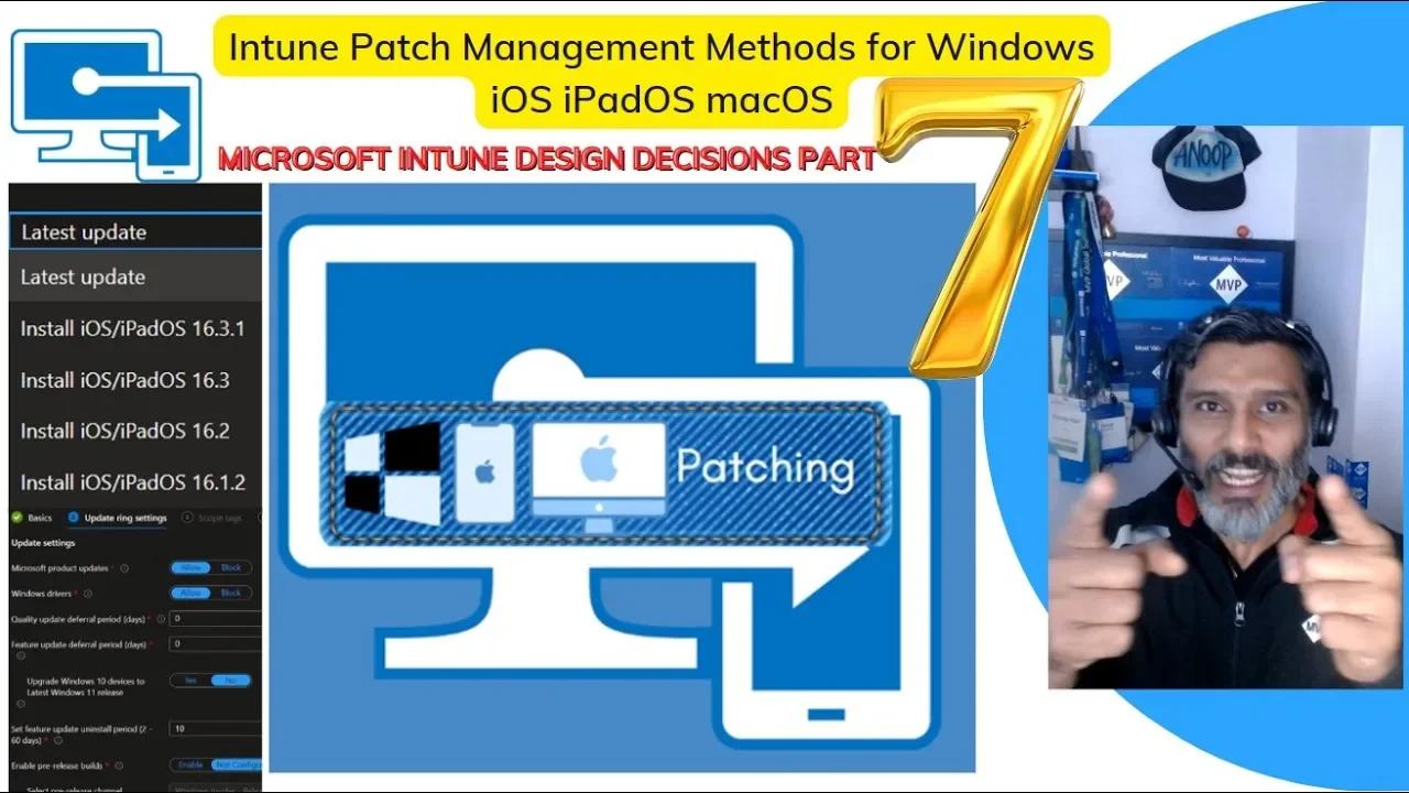 Intune Patch Management Methods for Windows iOS iPadOS macOS - Design ...