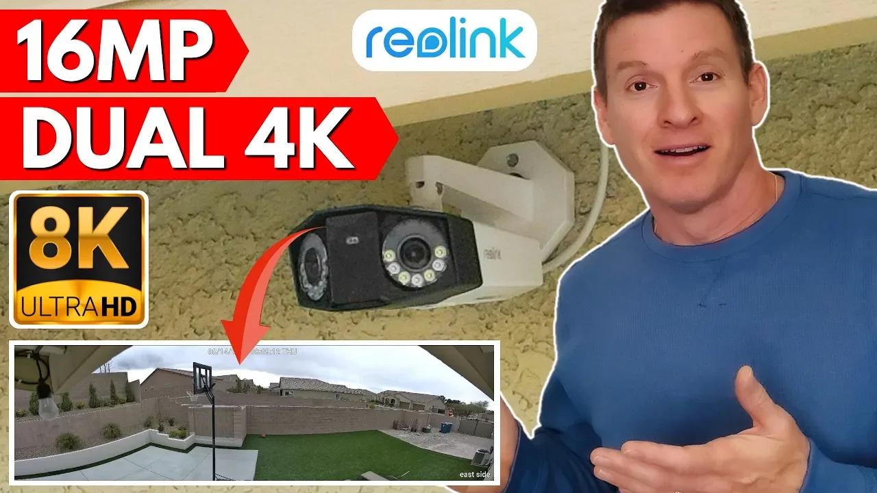 REOLINK DUO 3 PoE - FIRST 16MP Dual-Lens 8K PoE Security Camera!!!