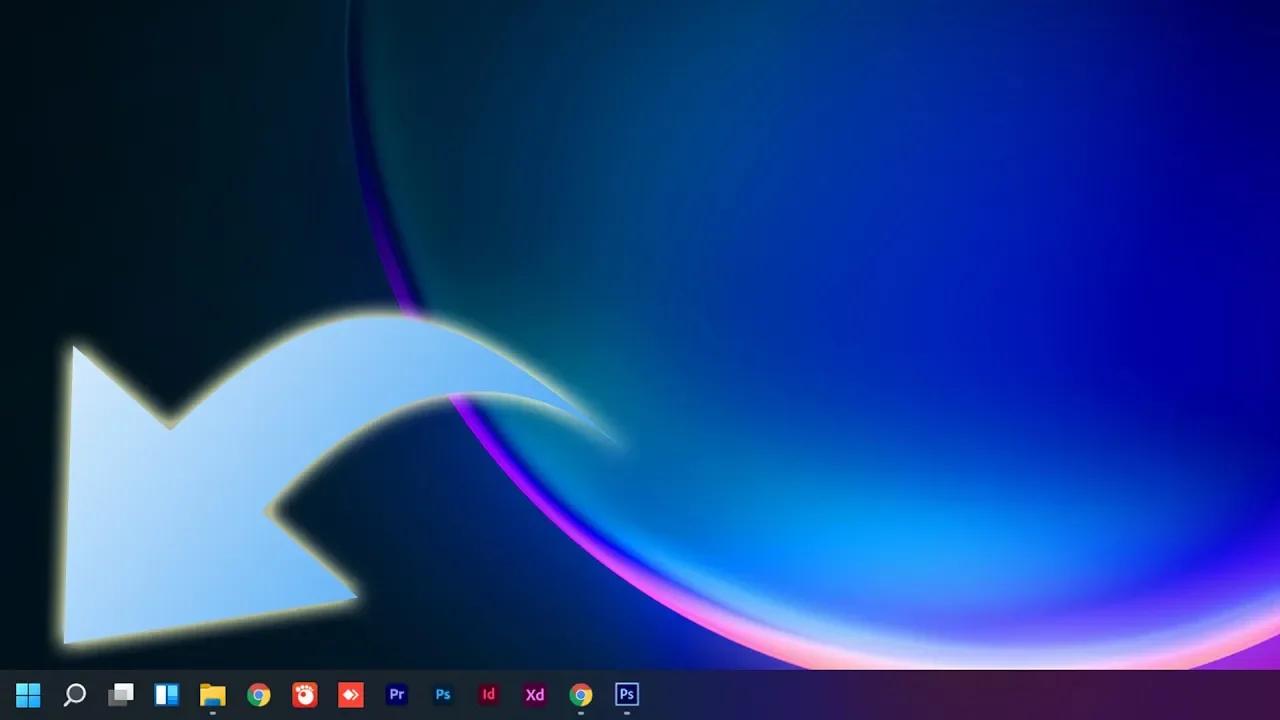 How to move Windows 11 taskbar Icons to the left