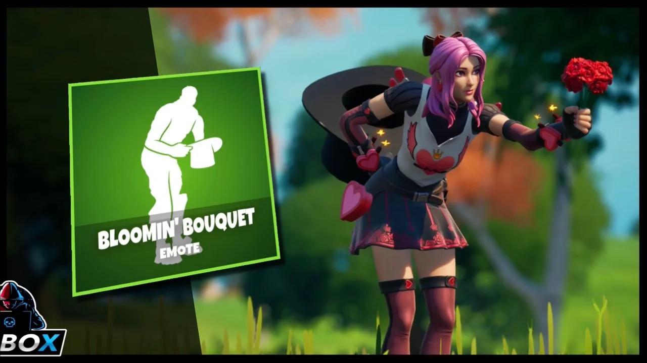 LEAKED “BLOOMIN’ BOUQUET” EMOTE GAMEPLAY!!! - Fortnite Battle Royale