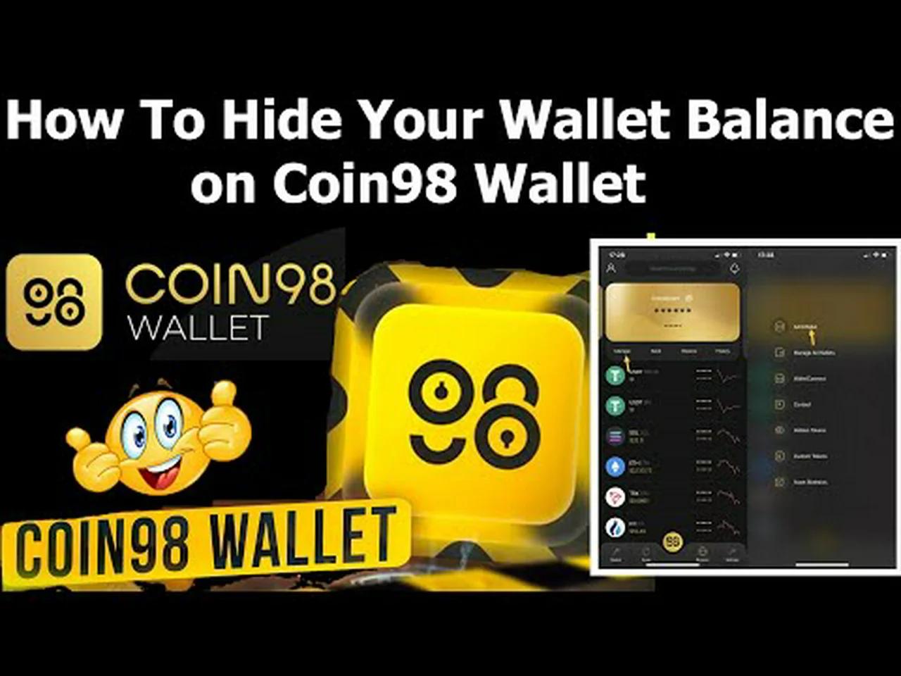 How To Hide Your Wallet Balance on Coin98 Wallet | Keep Your Crypto Safe