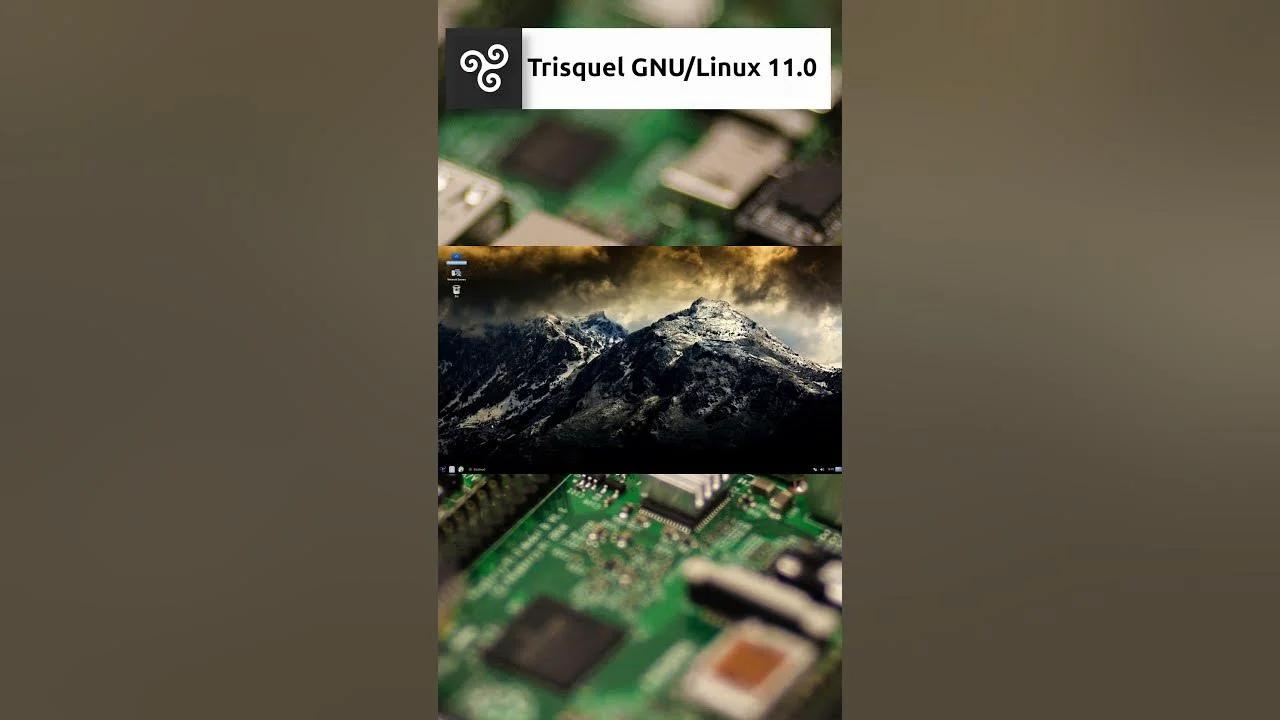 Trisquel GNU/Linux 11.0 Quick Overview #shorts