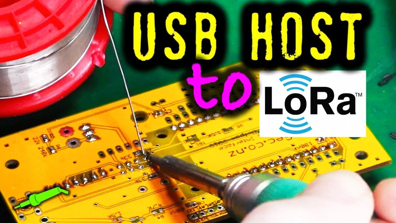#713 USB Keyboard to LoRa Interface Project Part 2 with PCB from PCBway