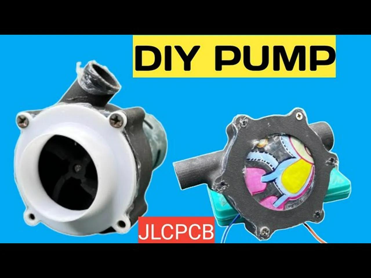 How to make 3D Print water pump and turbine at home with jlcpcb
