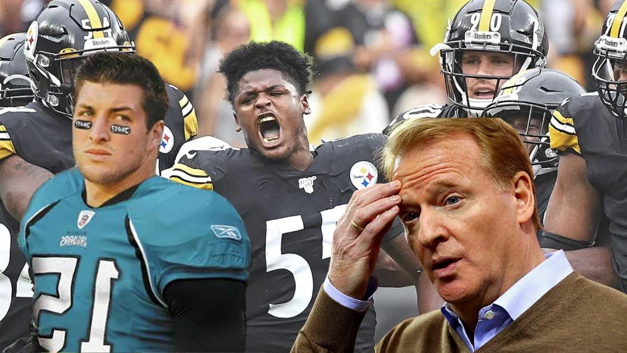 STEELERS Devin Bush threatens to put TIM TEBOW to SLEEP? Then Goes ...