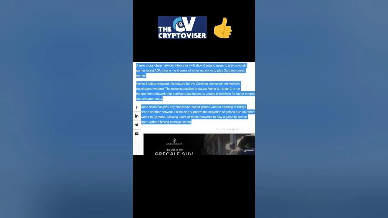 CARDANO LAUNCHES LAYER 2 Solution