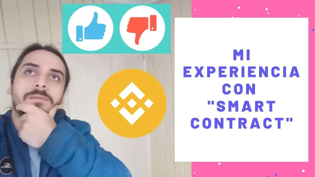 MI EXPERIENCIA CON LOS "SMART CONTRACT"/ BNB STAKE/ BNB RETURNS