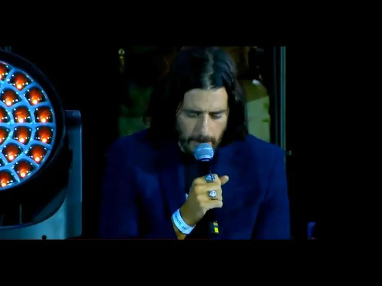 Jonathan Roumie full speech on Stadium of Light Lisbon for World Youth ...