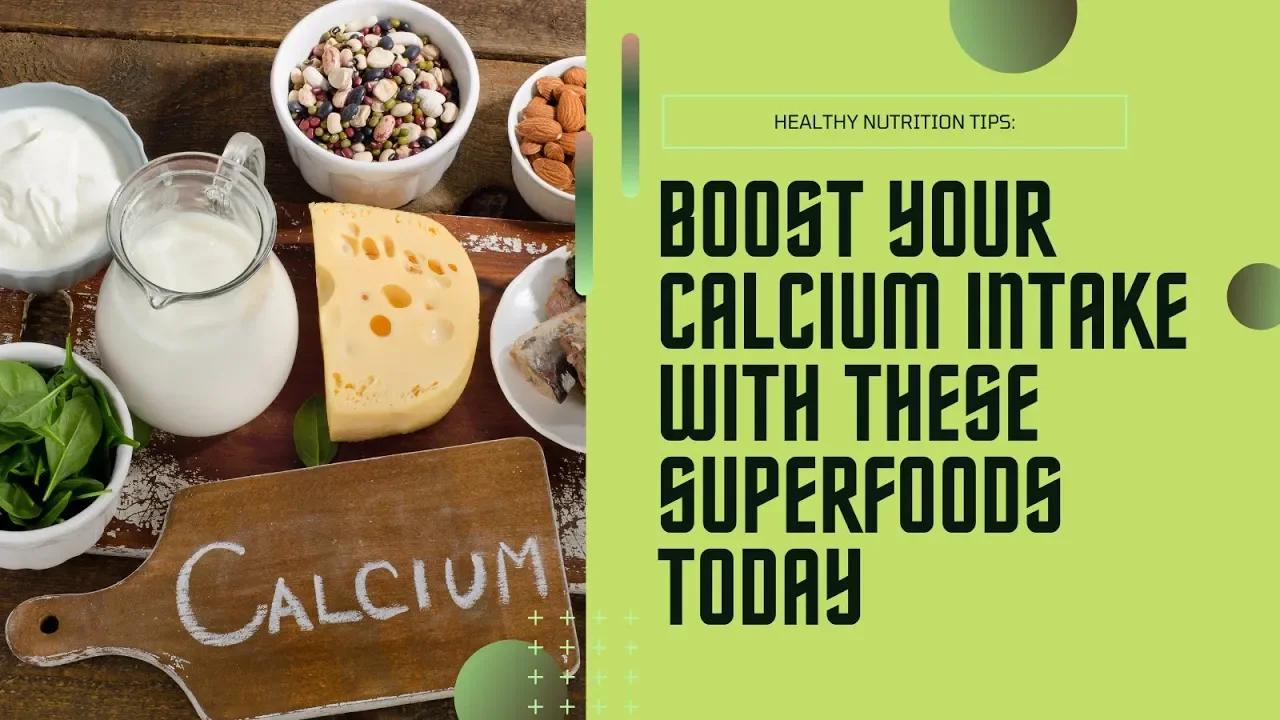 5 Calcium-Rich Foods Stronger Than Milk 1